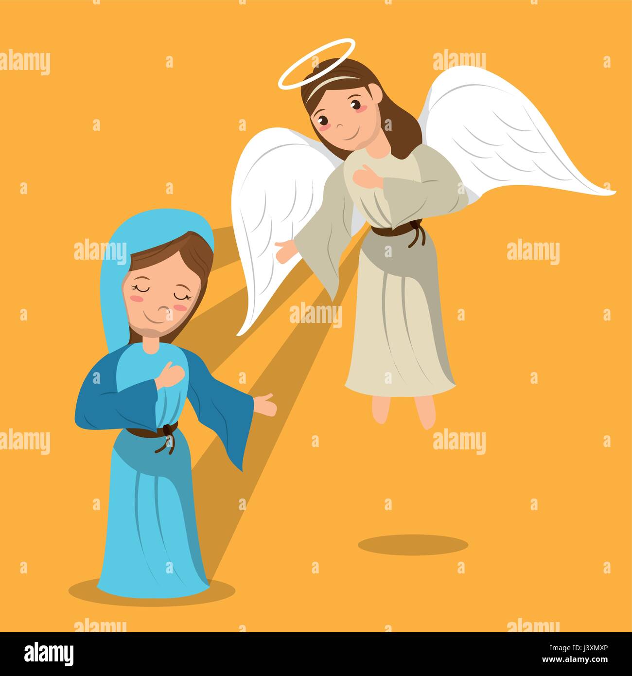La anunciacion de la virgen maria Stock-Vektorgrafiken kaufen - Alamy