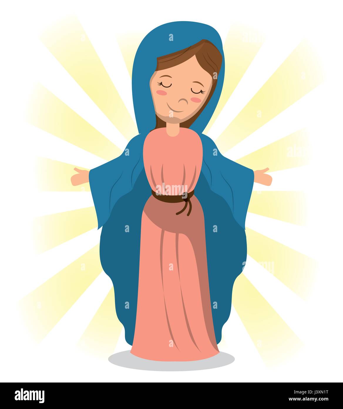 Virgin mary statue Stock-Vektorgrafiken kaufen - Alamy