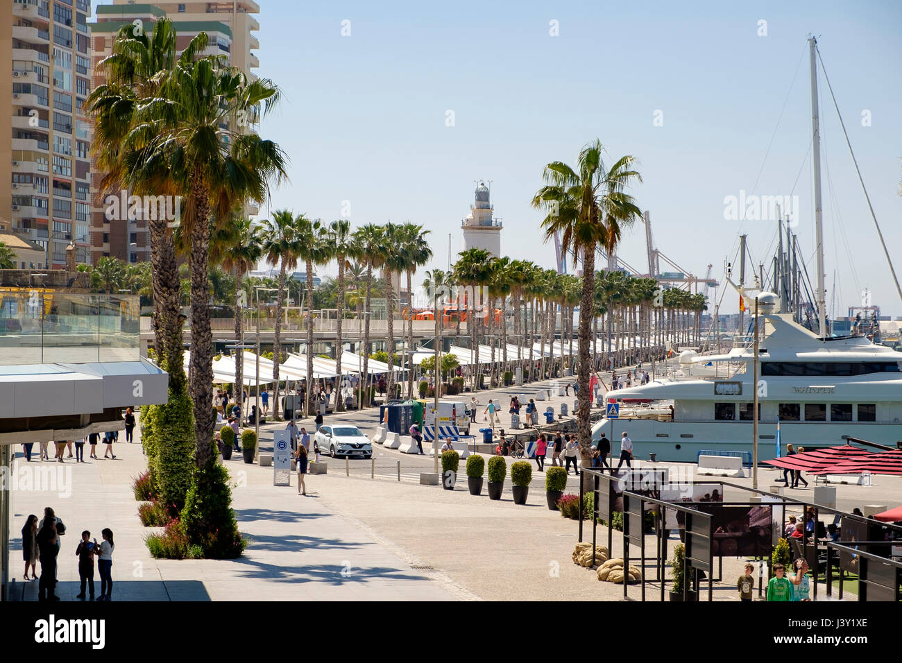 Muelle Uno Malaga Stockfotos und -bilder Kaufen - Alamy