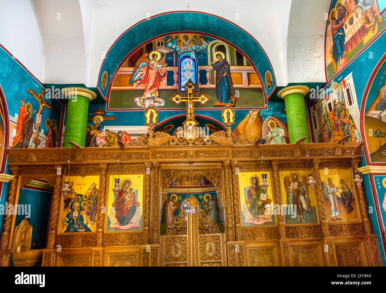 Altar Symbole John Baptist griechisch-orthodoxe Kirche Jesu Taufe ...