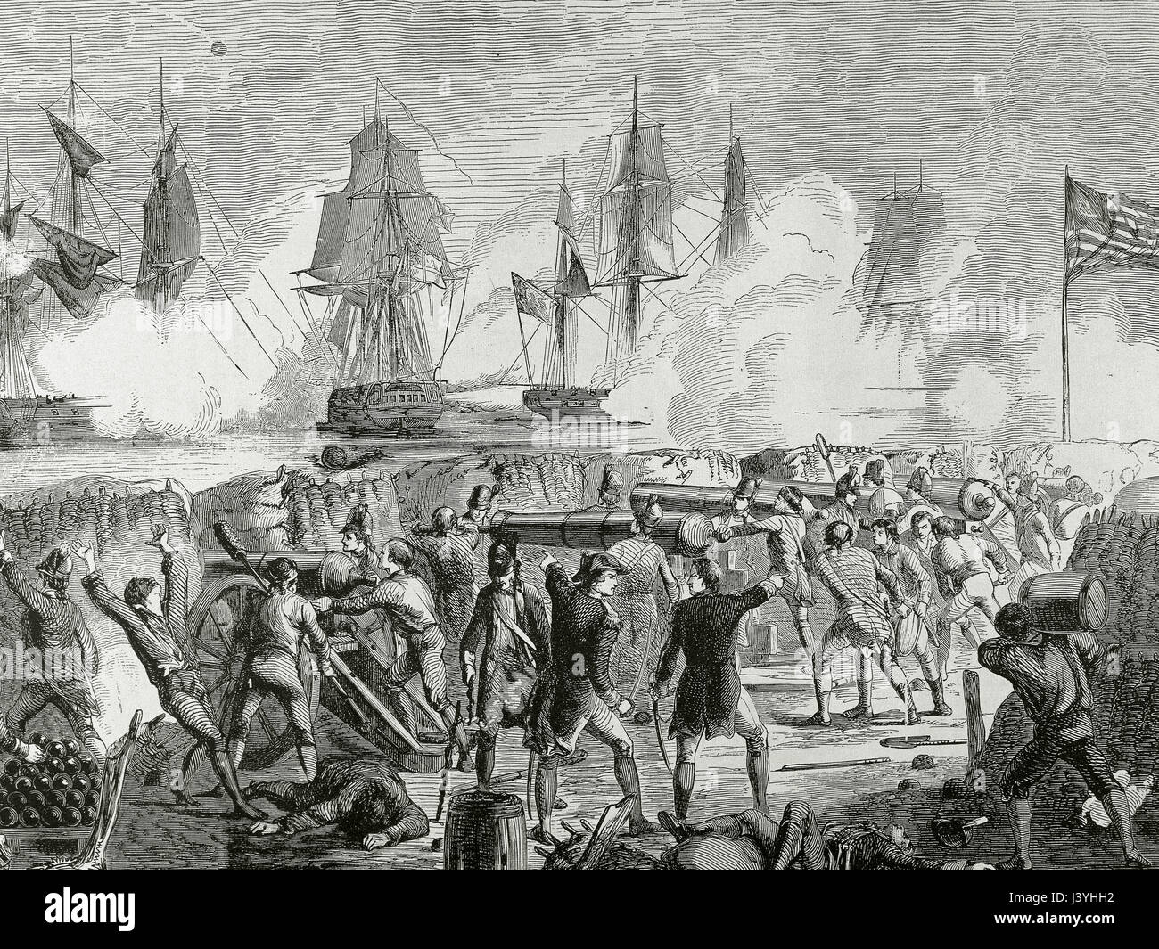 Schlacht von sullivans island -Fotos und -Bildmaterial in hoher ...