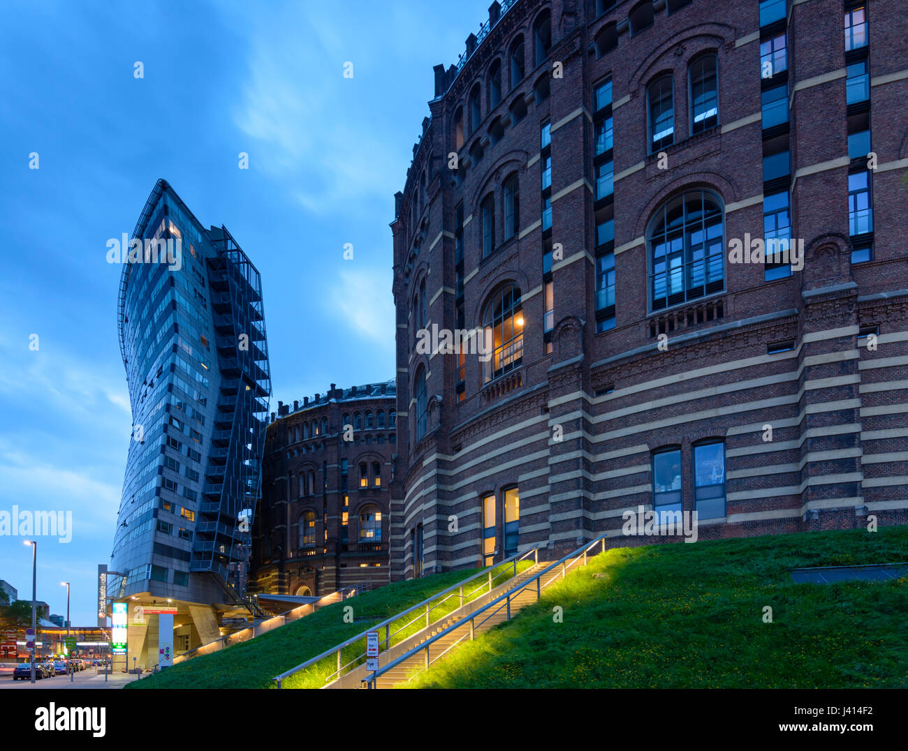 Gasometer City, Wien, Wien, 11. Simmering, Wien, Österreich ...