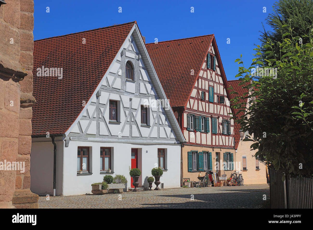 Fränkisches Fachwerk Stockfotos & Fränkisches Fachwerk Bilder - Alamy