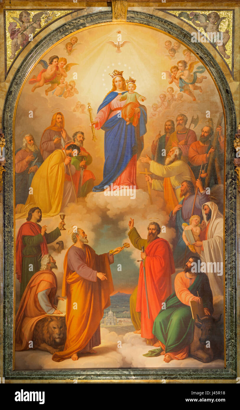 Altar mit madonna in der basilika -Fotos und -Bildmaterial in hoher ...
