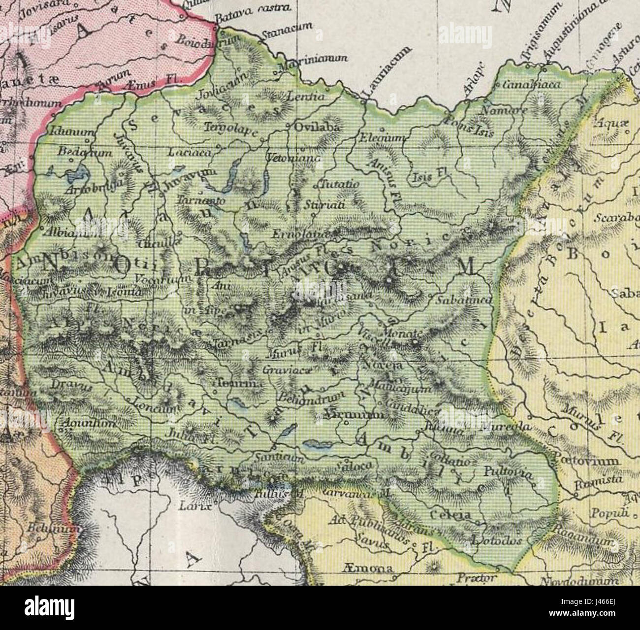 Noricum map -Fotos und -Bildmaterial in hoher Auflösung – Alamy