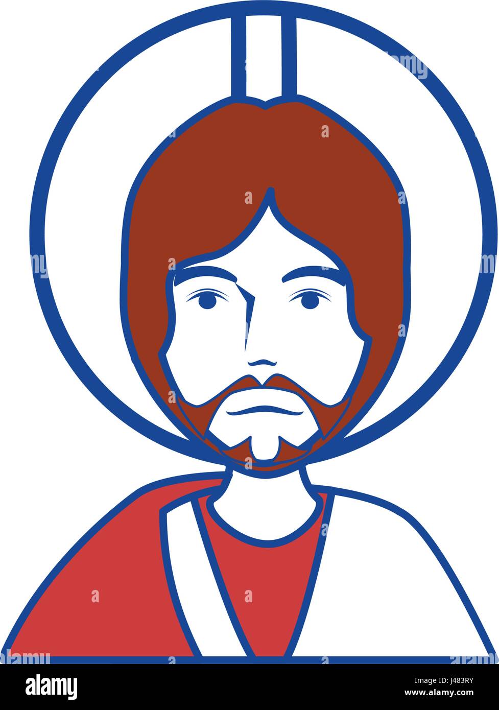 Jesus Christus-Symbol Stock-Vektorgrafik - Alamy