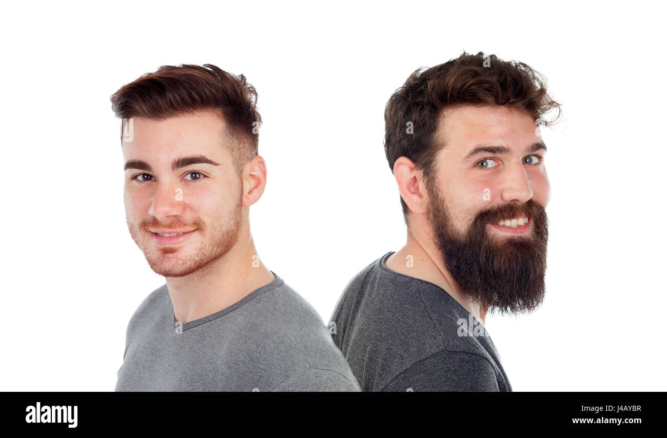 Zwei hübsche lässig trendige junge männer -Fotos und -Bildmaterial in ...