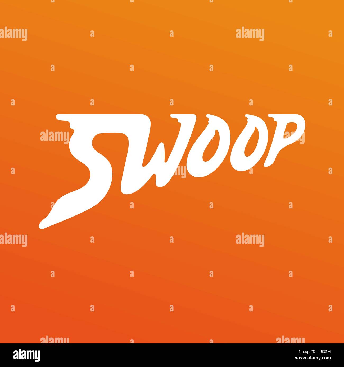 Swoop Vektor-Logo-Design. Vektor-Logo Schriftzug. Kalligraphische Logo ...