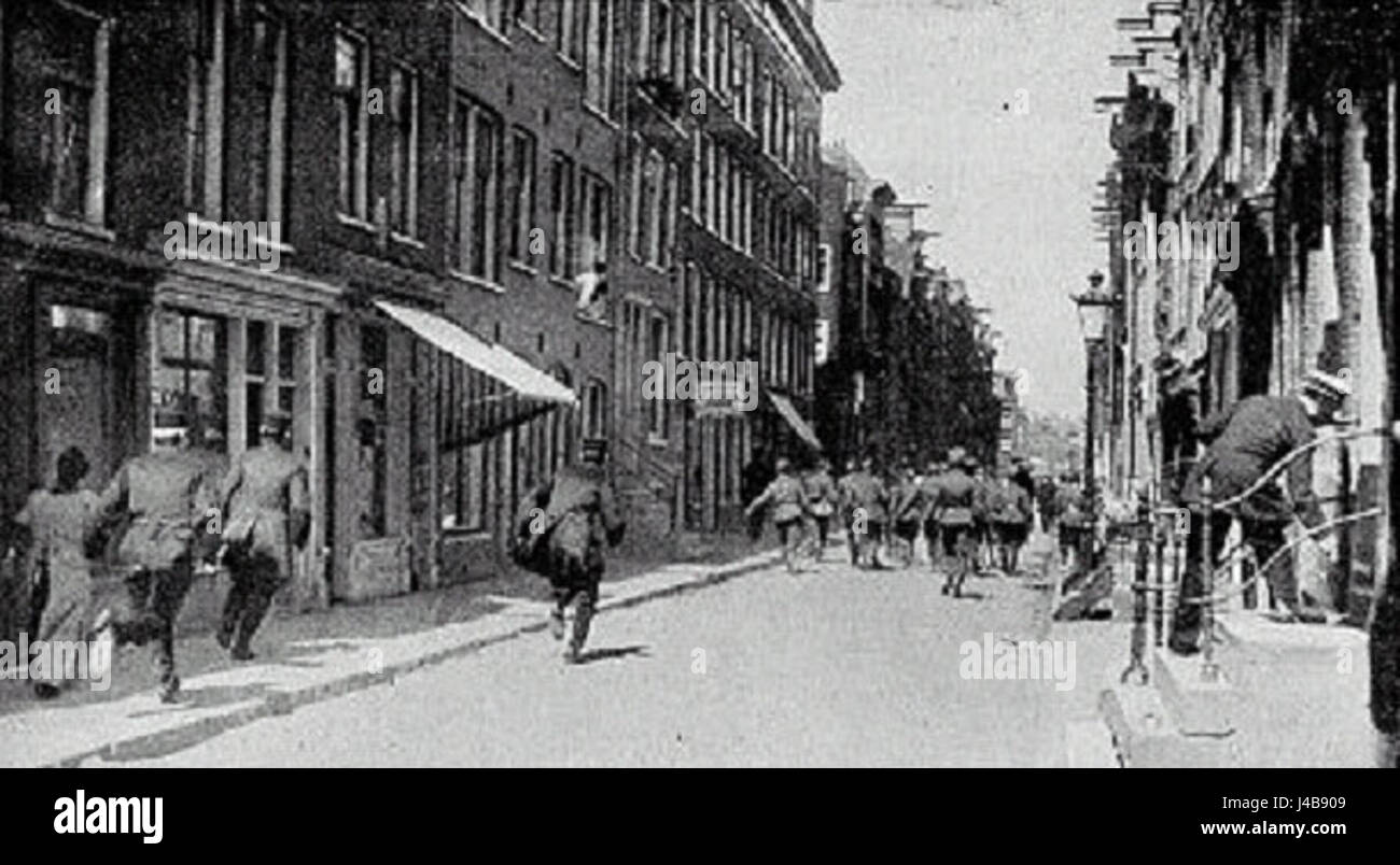 Kartoffel Aufstand Polizei Aardappeloproer Politie 1917 Stockfotografie ...