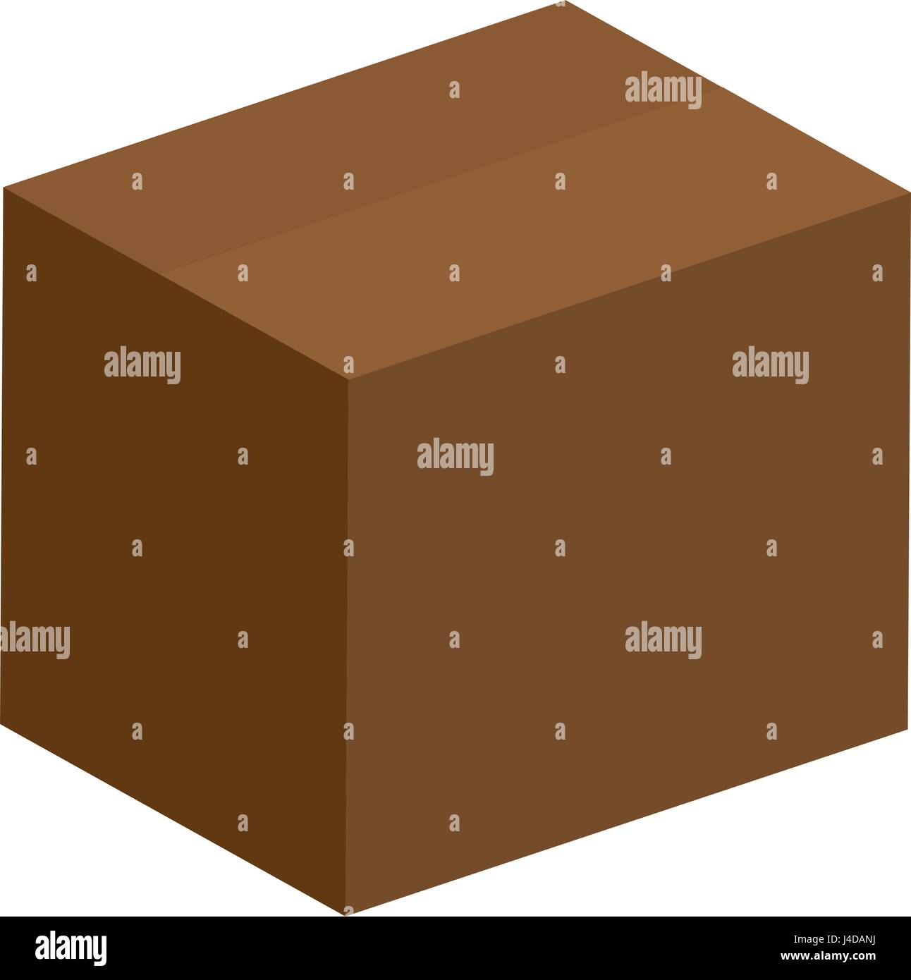 Karton-Box Verpackung Symbol Stock-Vektorgrafik - Alamy