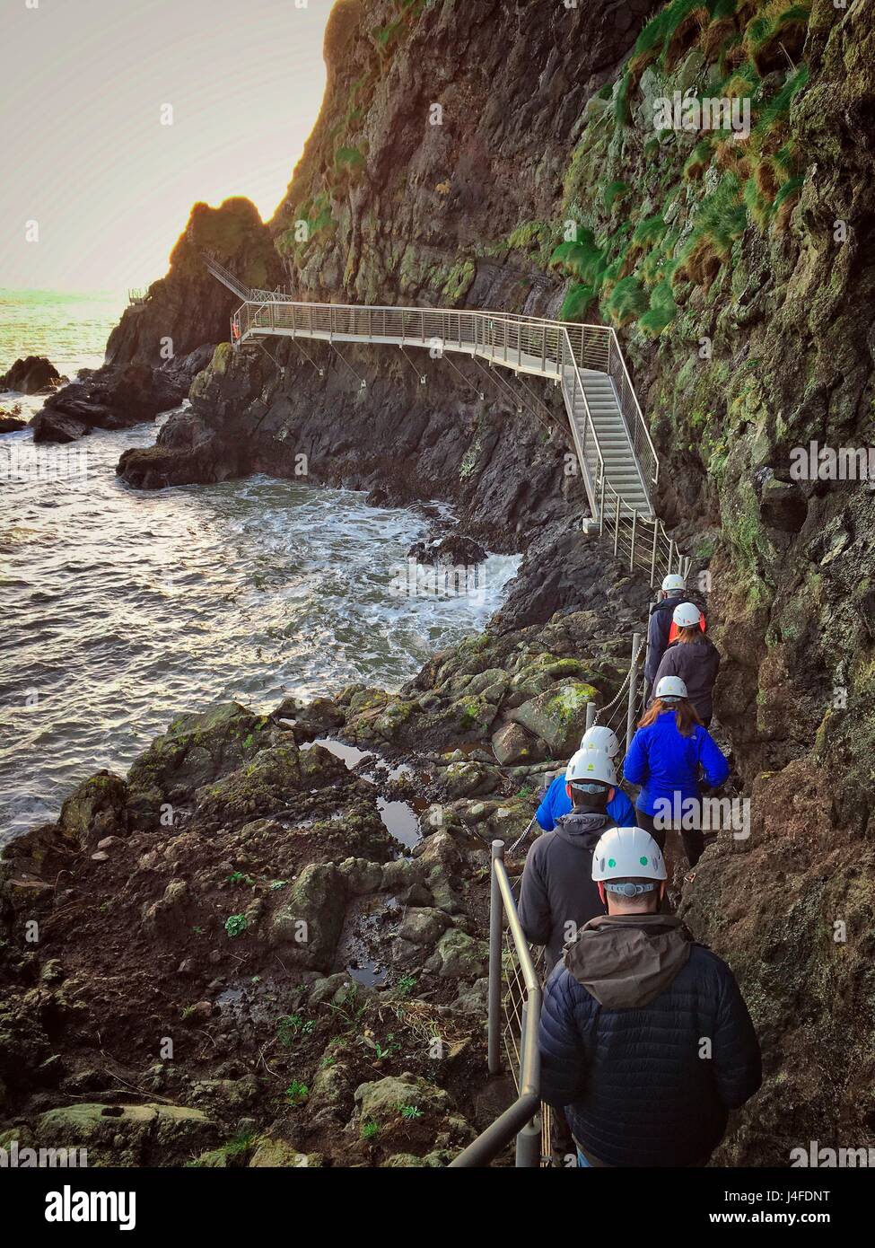 Gobbins cliff path -Fotos und -Bildmaterial in hoher Auflösung – Alamy