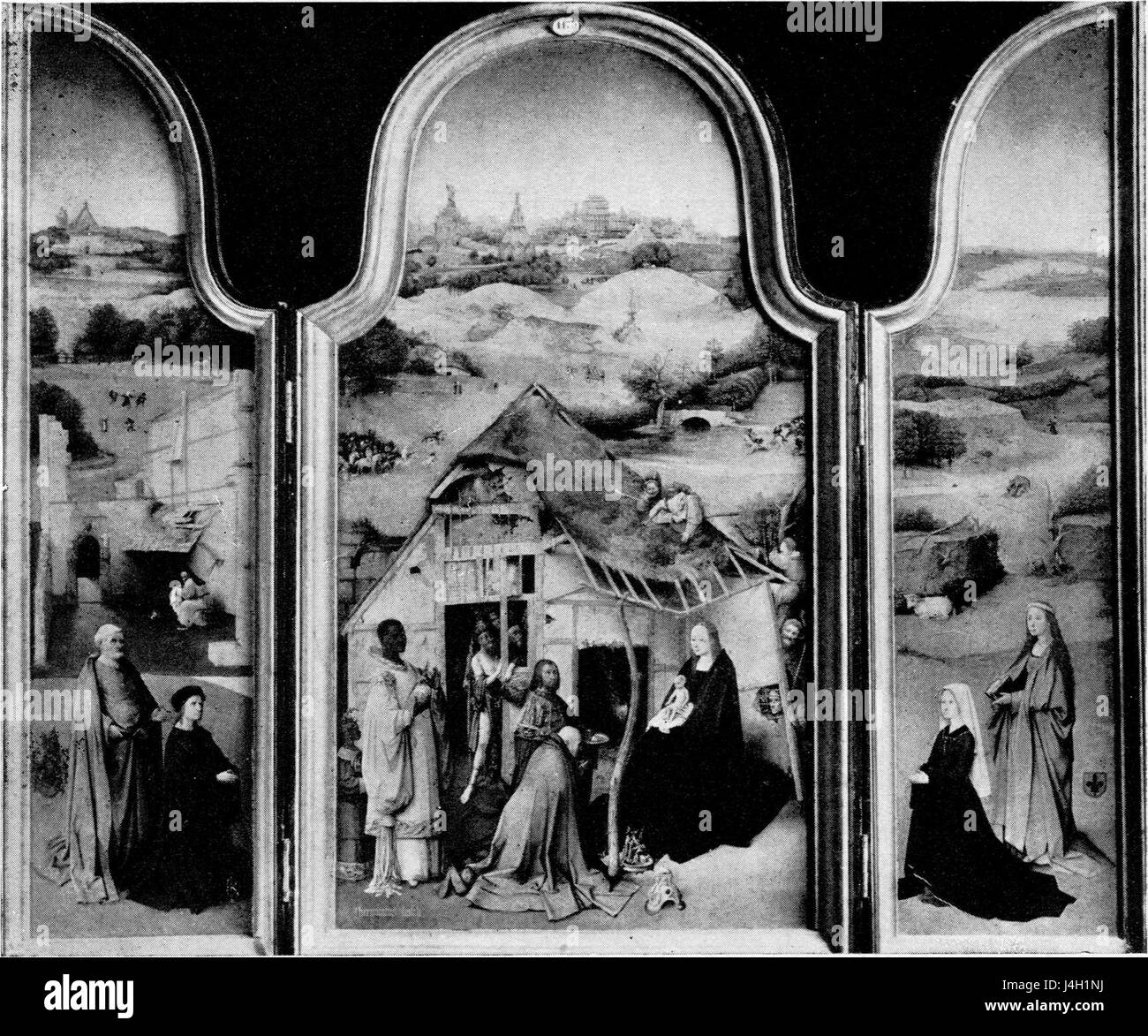 Die Anbetung der Könige von Hieronymus Bosch (Vermeylen 1939 Stockfotografie - Alamy