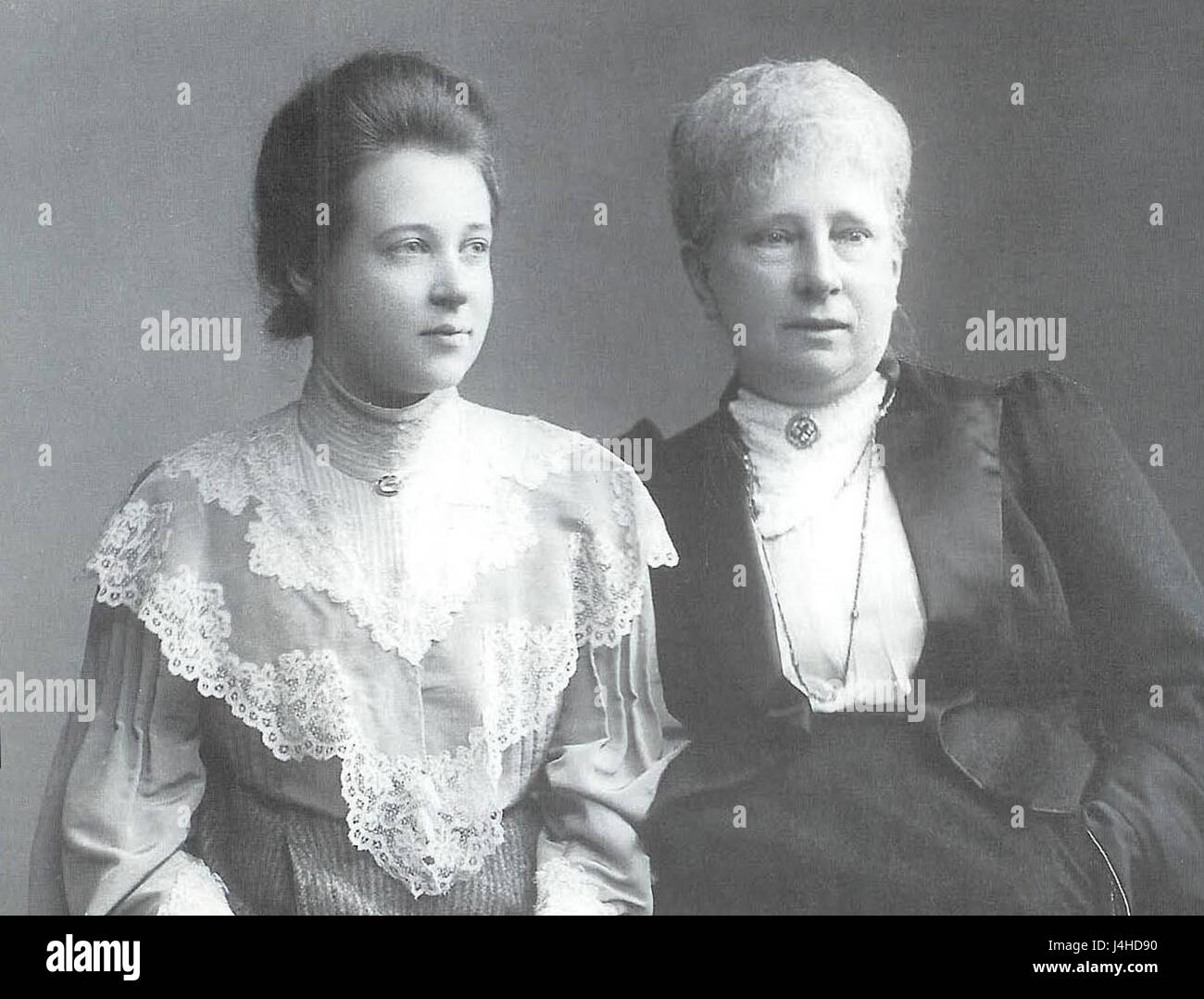Sophie-Renate von Reuss und Marie Alexandrine pre1913 Stockfotografie ...