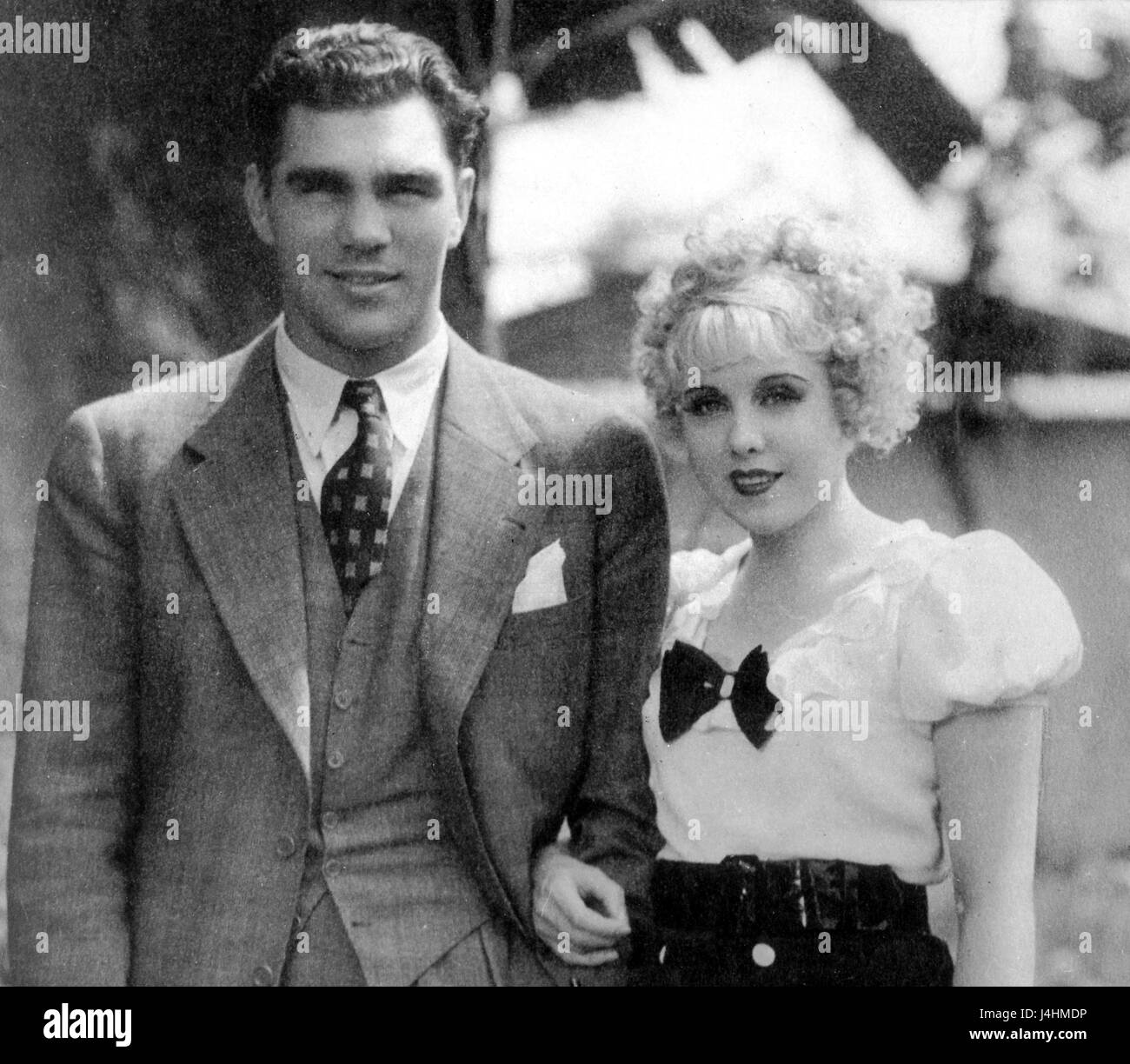 Max Schmeling, deutscher Boxer, mit seinem slowakischen Frau ...