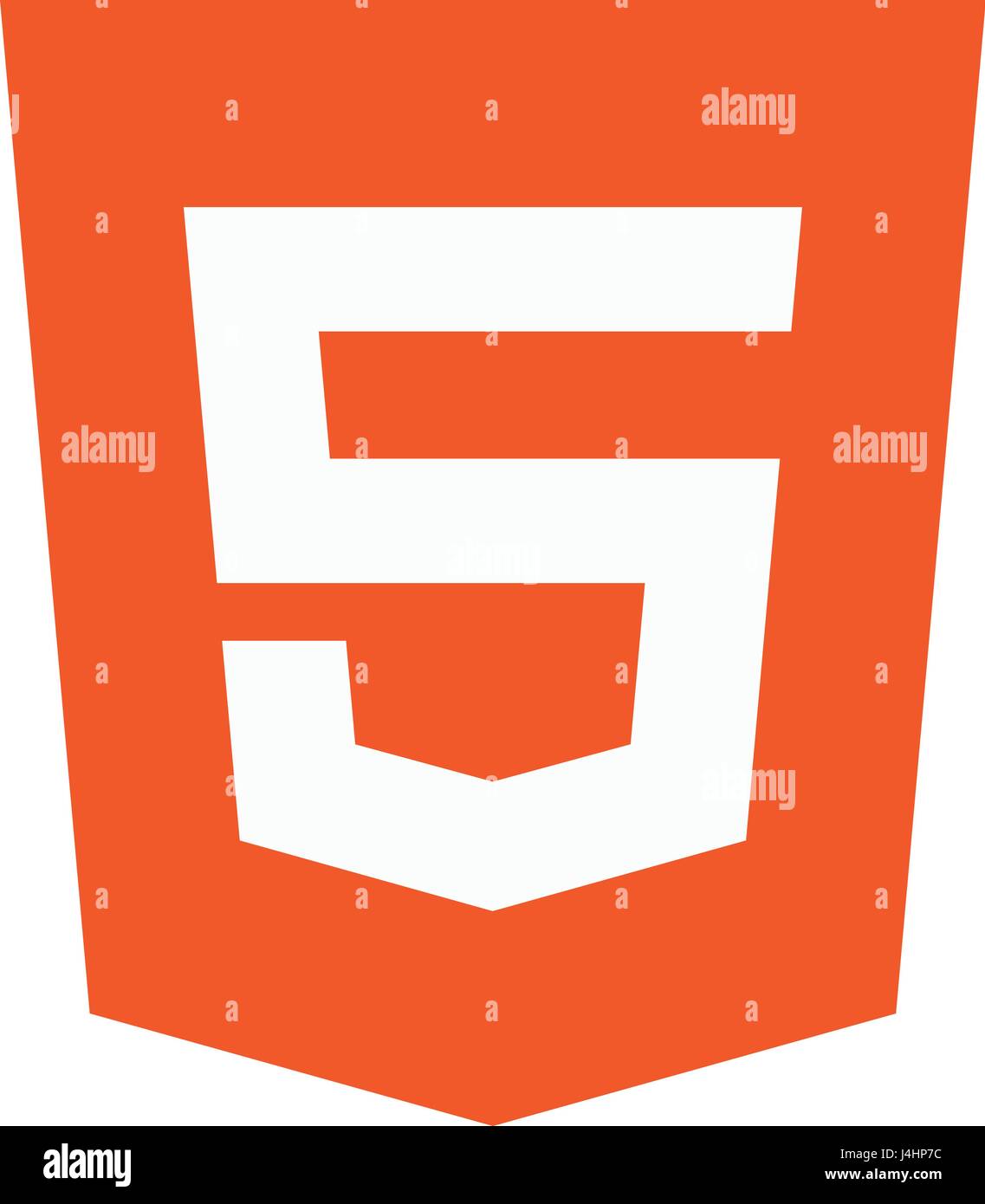 Html5 logo Stock-Vektorgrafiken kaufen - Alamy