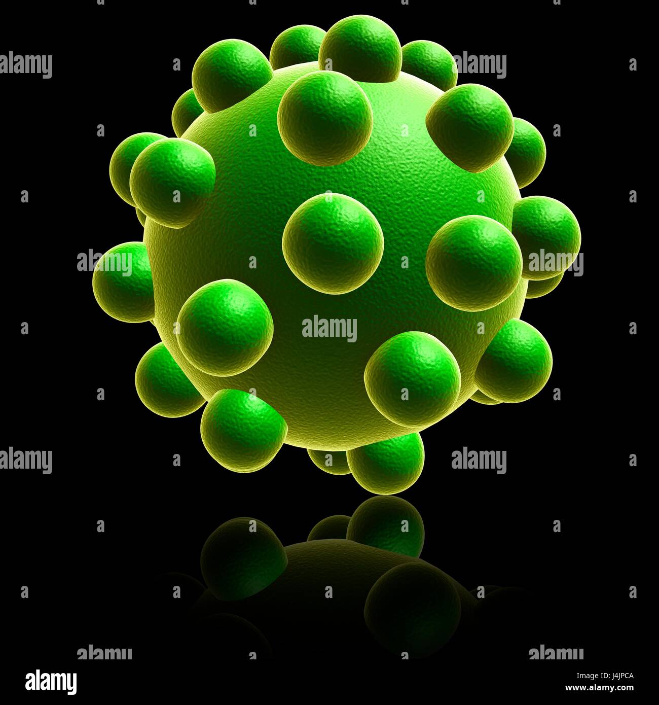 Illustration der Windpocken-Virus Stockfotografie - Alamy