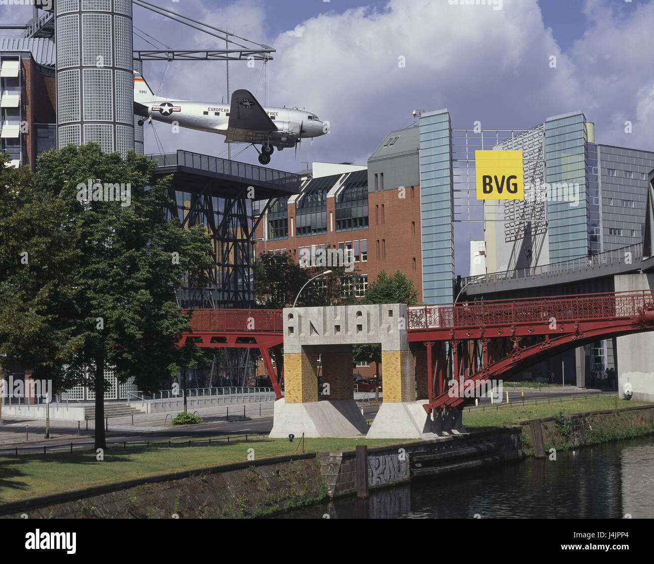 Deutschland, Berlin, Deutsches Technikmuseum, Ausstellung, Flugzeug ...