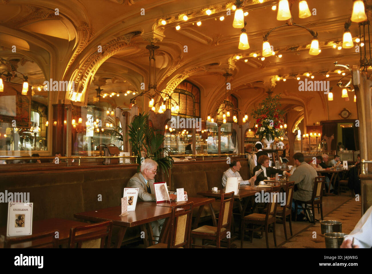 Frankreich, Lothringen, Nancy, Restaurant, Le Flo-Excelsior, Gäste ...