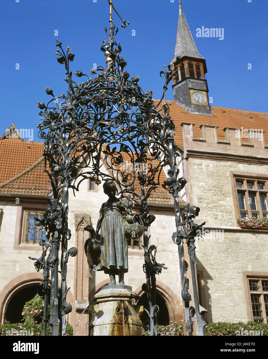 Deutschland, Niedersachsen, Göttingen, Marktplatz, Rathaus ...