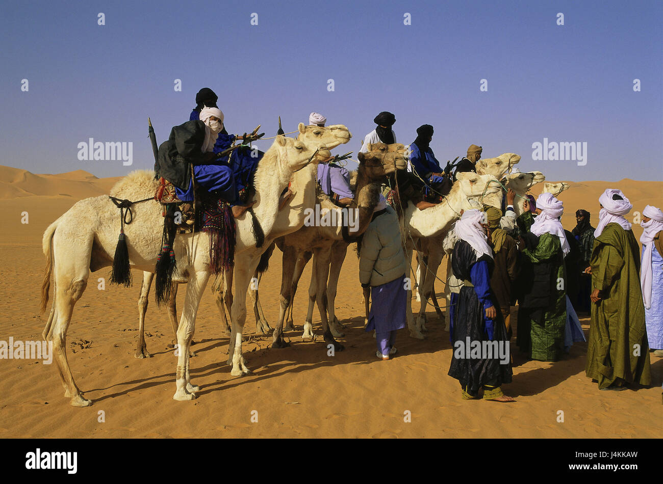 Libyen, Wüste Sahara, Region des Fessan, Ghat, Tuareg-Festival ...