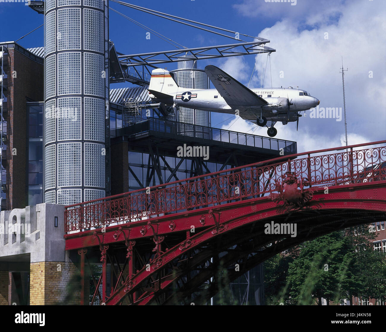 Deutschland, Berlin, Deutsches Technikmuseum, Ausstellung, Flugzeug ...