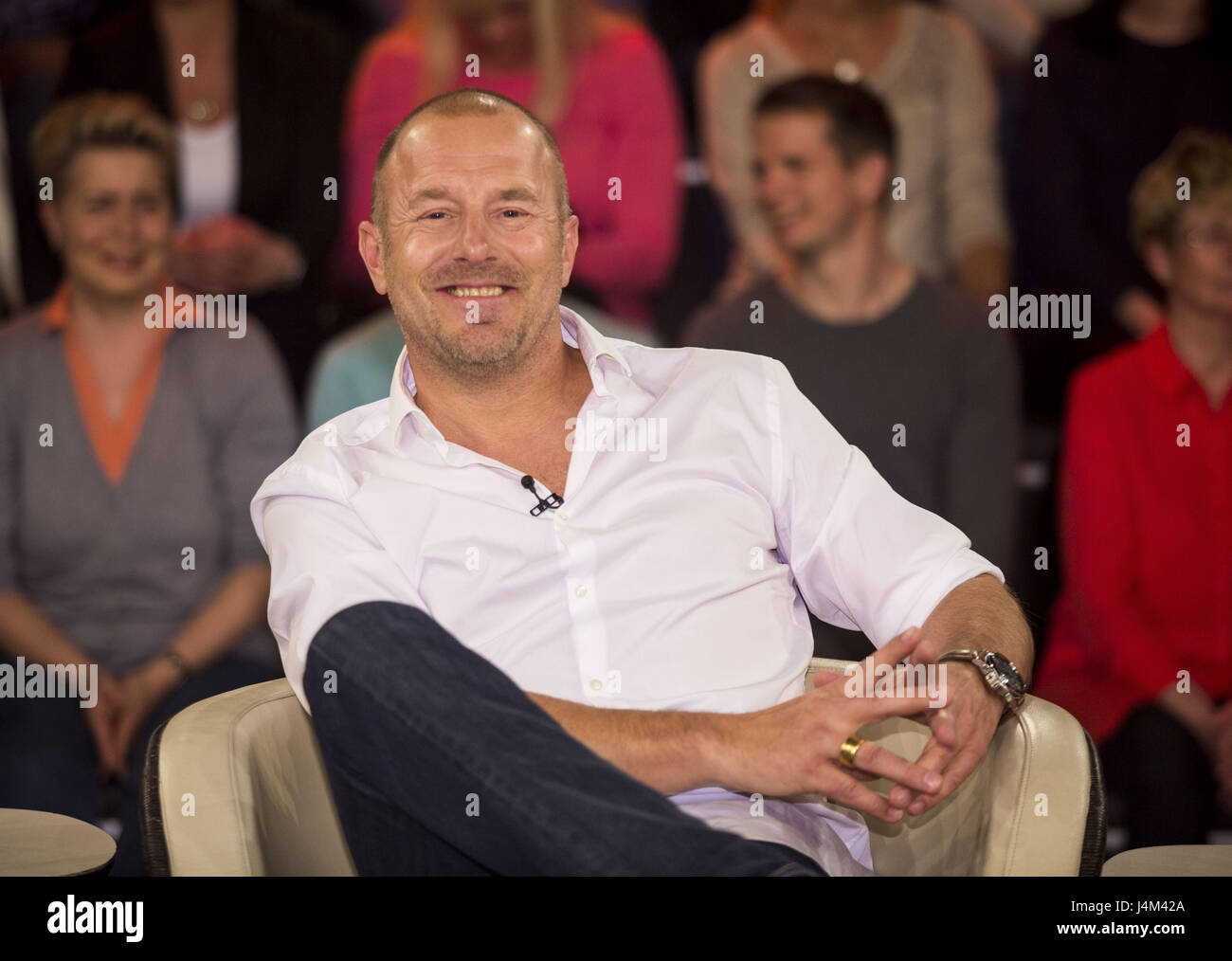 Deutschen ZDF TV Talkshow Markus Lanz bei Fernsehmacher-Studio mit ...