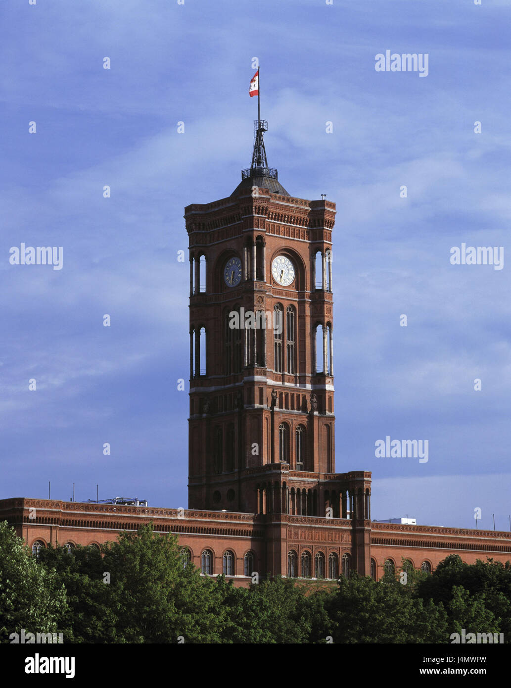 Deutschland, Berlin-Mitte, Rotes Rathaus, Turm Europas, Weltstadt ...