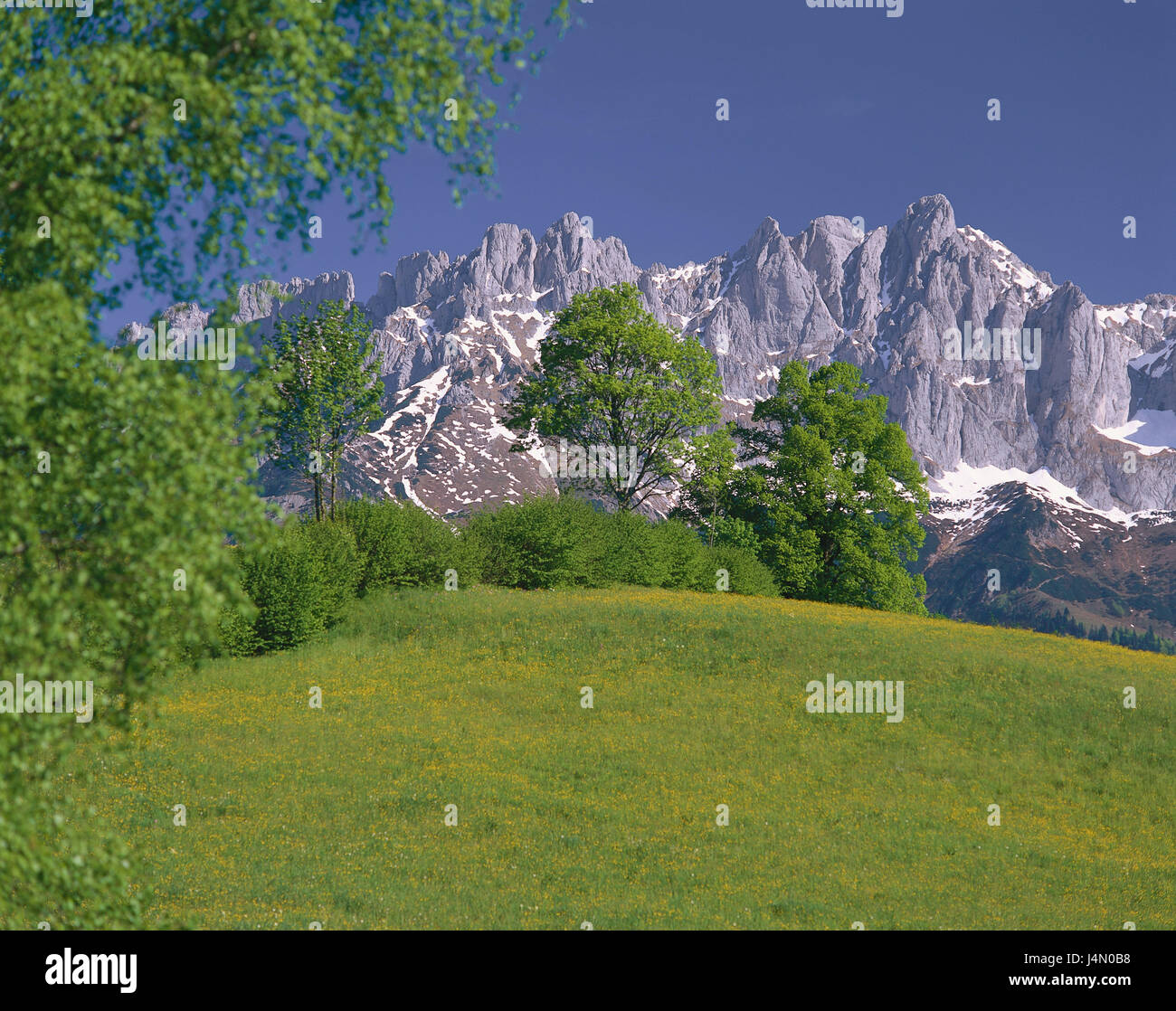 Österreich, Tirol, Kitzbühel, Berglandschaft, Wilder Kaiser ...