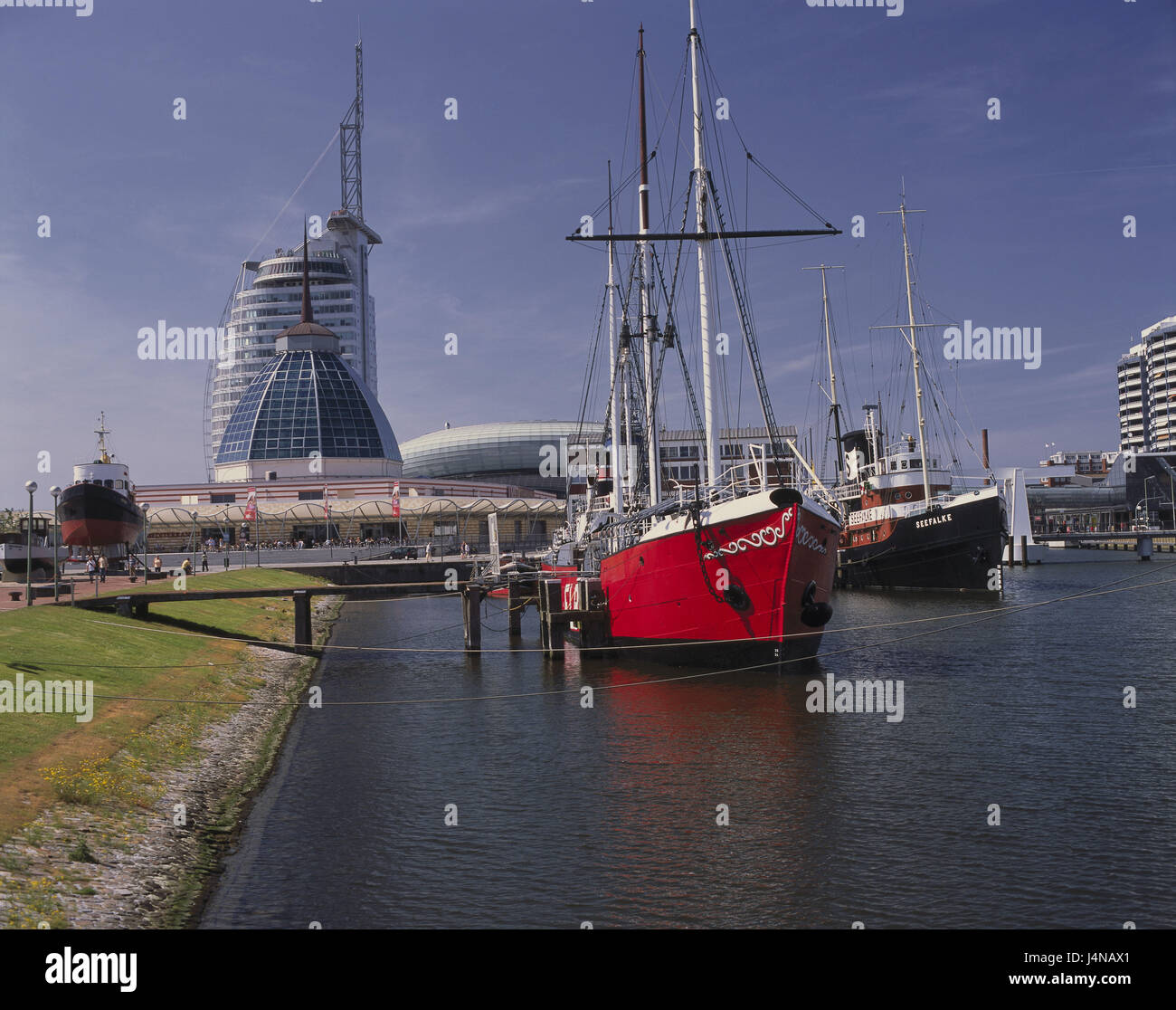 Deutschland, Bremerhaven, deutsche Navigation Museum, Museum Schiffe ...