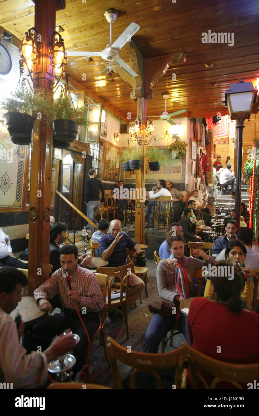 Damascus cafe syria -Fotos und -Bildmaterial in hoher Auflösung – Alamy