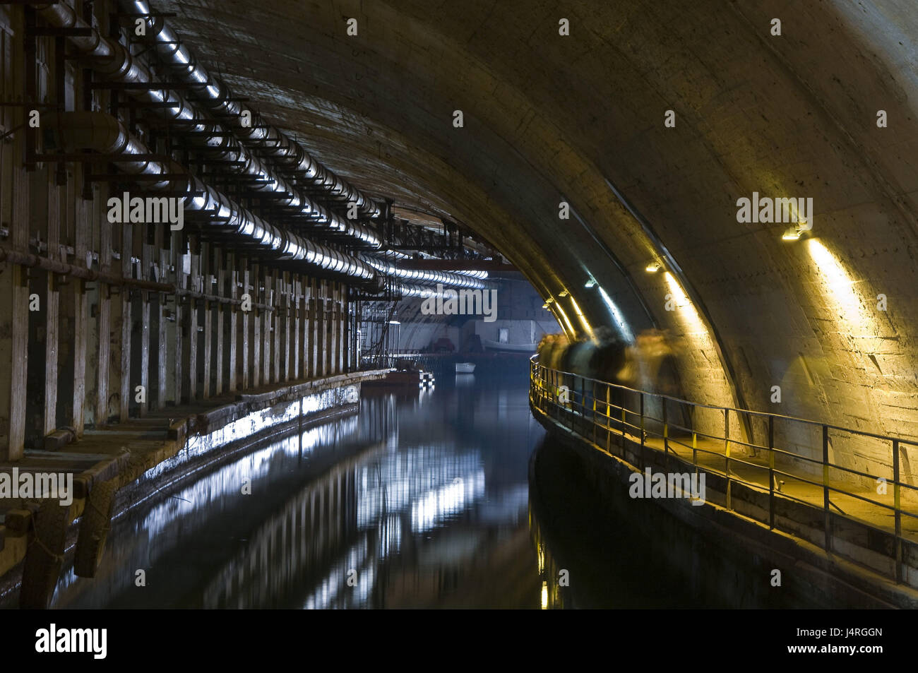 U-Boot-bunker, Balaklawa, die Krim, nukleare bombenfest, u-Boot-Basis ...