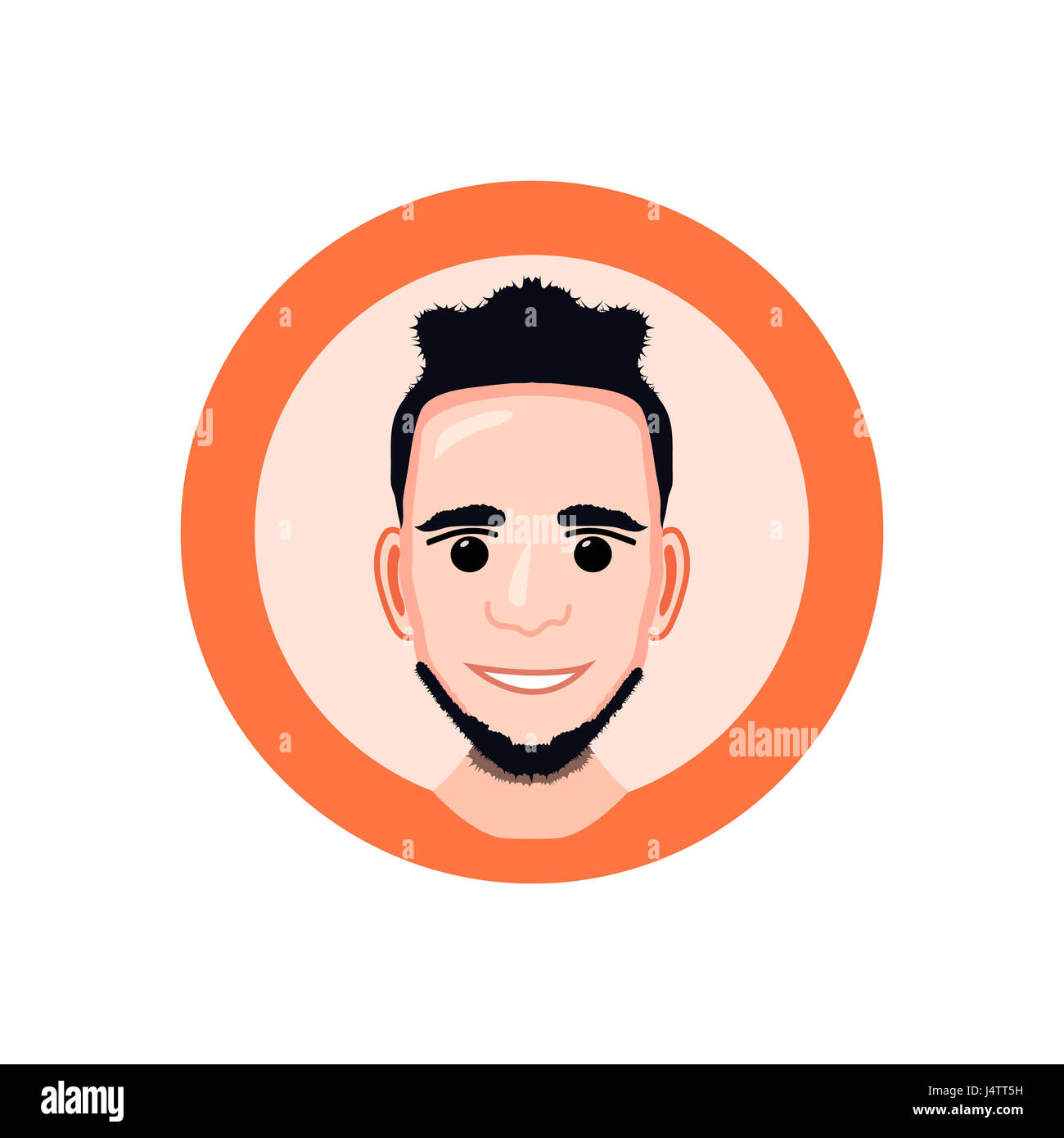 Cartoon, Vektor menschlichen Kopf Icon, Clipart-Menschen ...