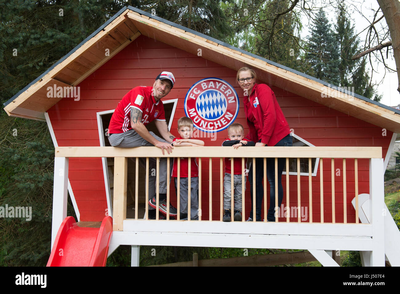 Guxhagen, Deutschland. 3. Mai 2017. Der Lüfter des deutschen ...