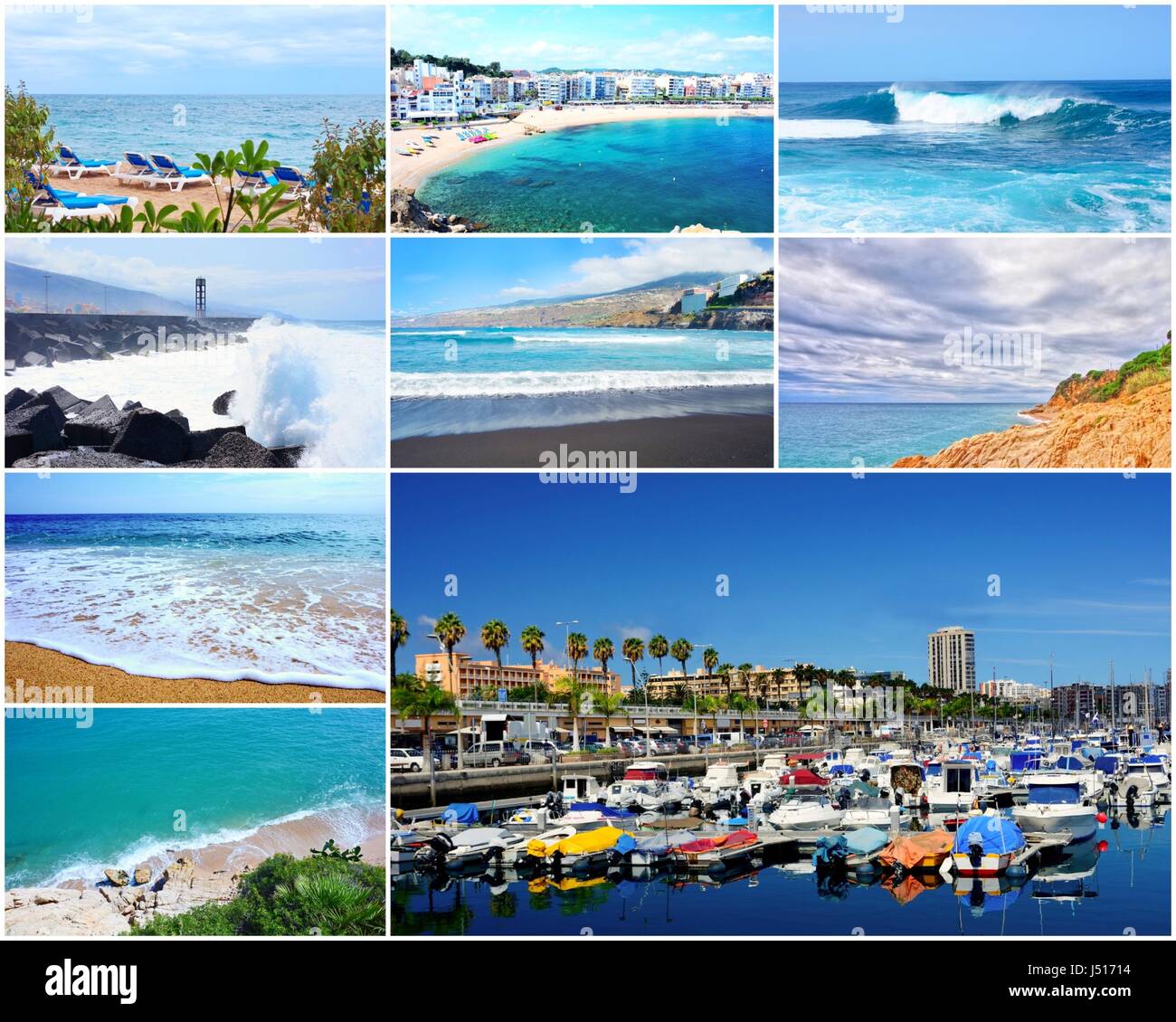 Beach collage -Fotos und -Bildmaterial in hoher Auflösung – Alamy