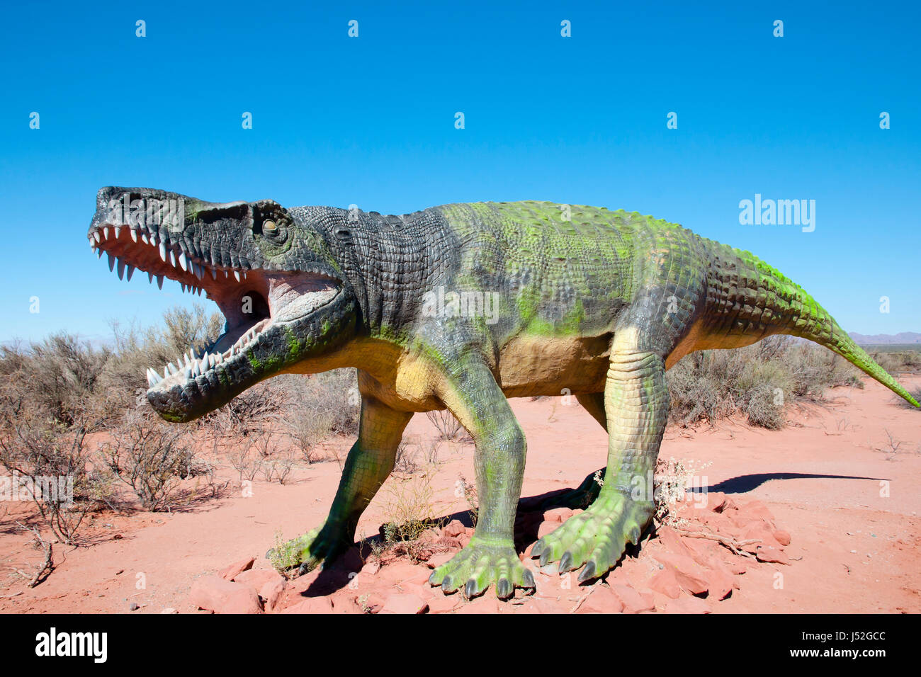 Trias Fasolasuchus Dinosaurier Replica - Argentinien Stockfotografie ...