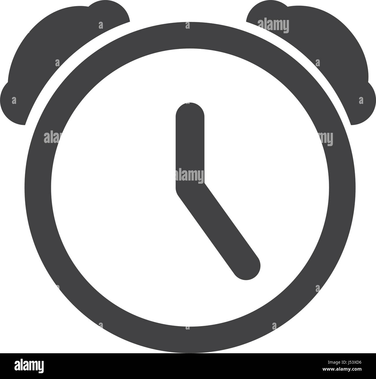 Clock Hour Watch Pictogram Symbol Stockfotos & Clock Hour Watch ...