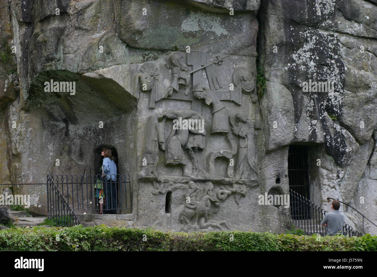 Relief Externsteine Stockfotos und -bilder Kaufen - Alamy