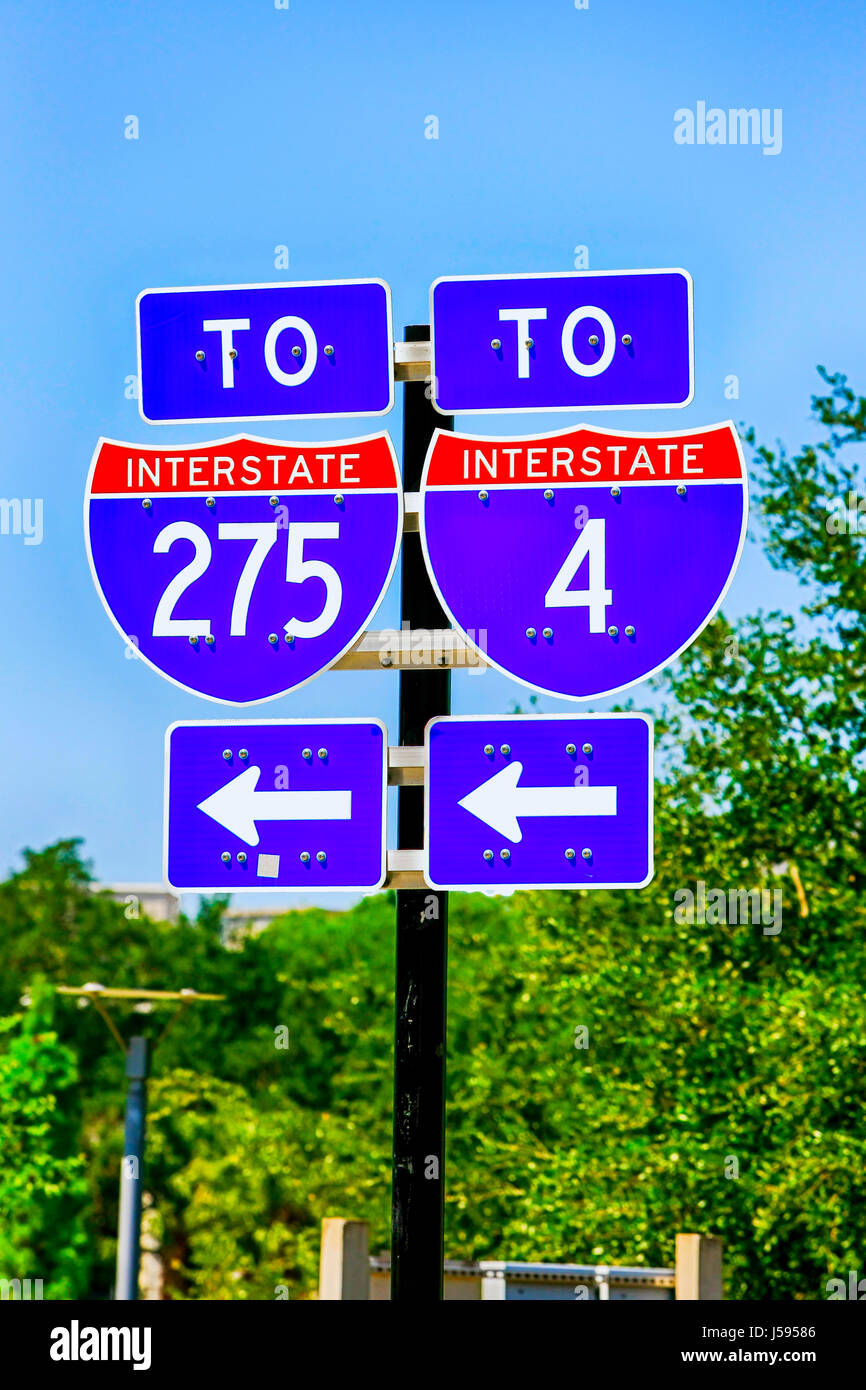 Road signs in florida usa -Fotos und -Bildmaterial in hoher Auflösung ...