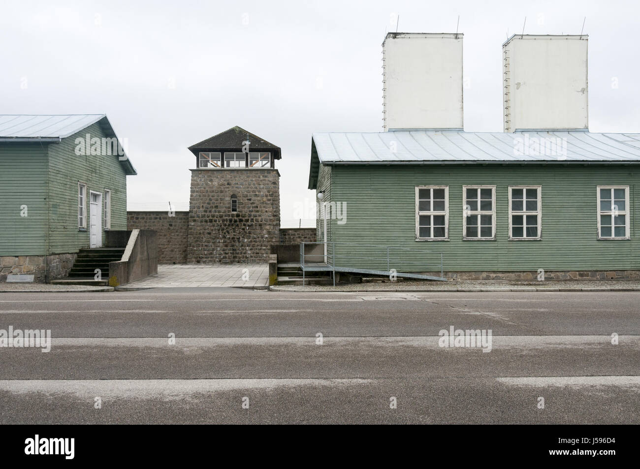 Mauthausen Memorial jüdische KZ Mauthausen, Österreich Stockfotografie ...