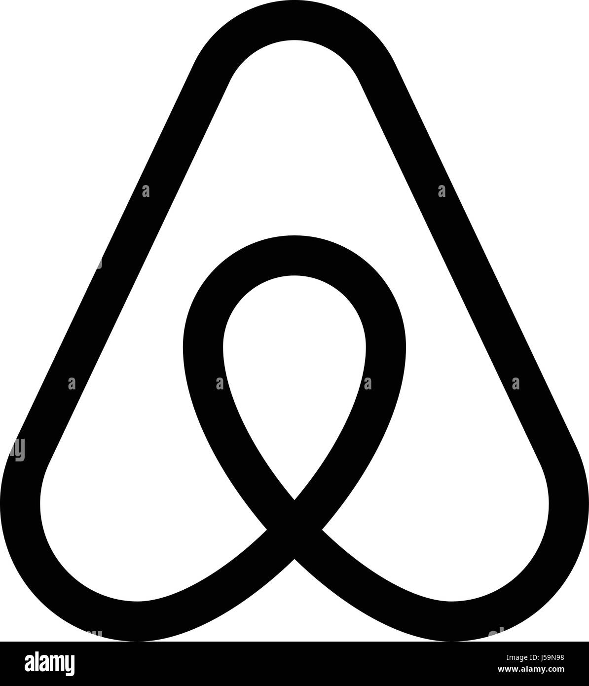 Airbnb symbol Stock-Vektorgrafiken kaufen - Alamy