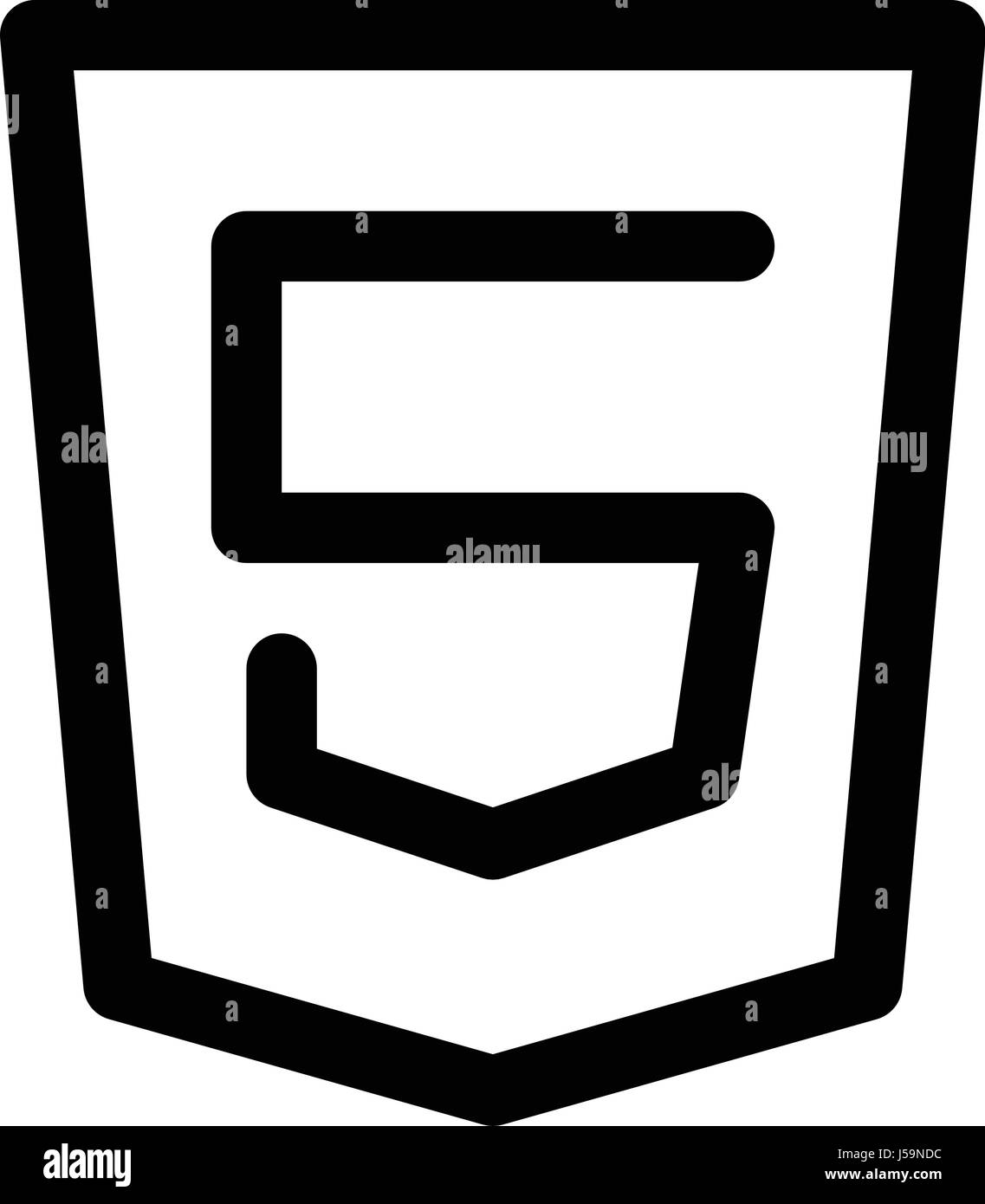 Html5 logo Stock-Vektorgrafiken kaufen - Alamy