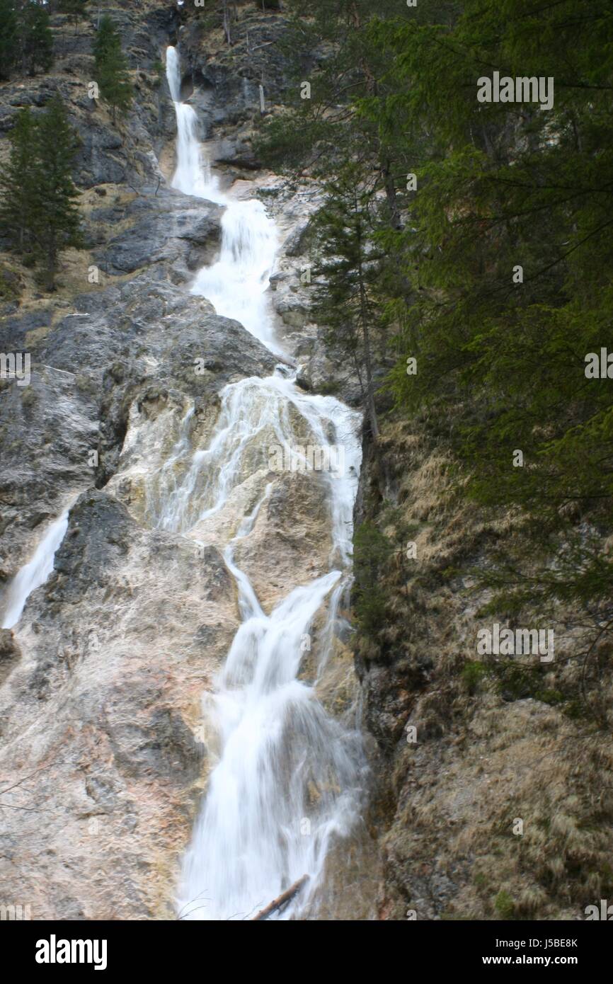 Berge, Stein, Felsen, Wasserfall, Schlucht, Klamm, Berg, Wasser ...