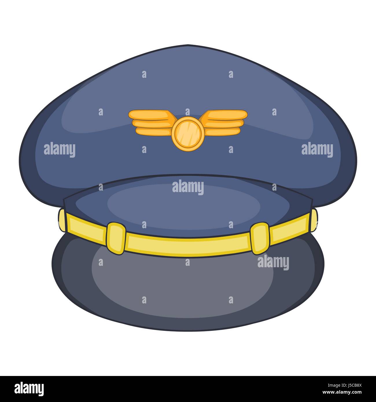 Pilot Hut-Symbol. Cartoon-Illustration der pilot Hut Vektor Icon für ...