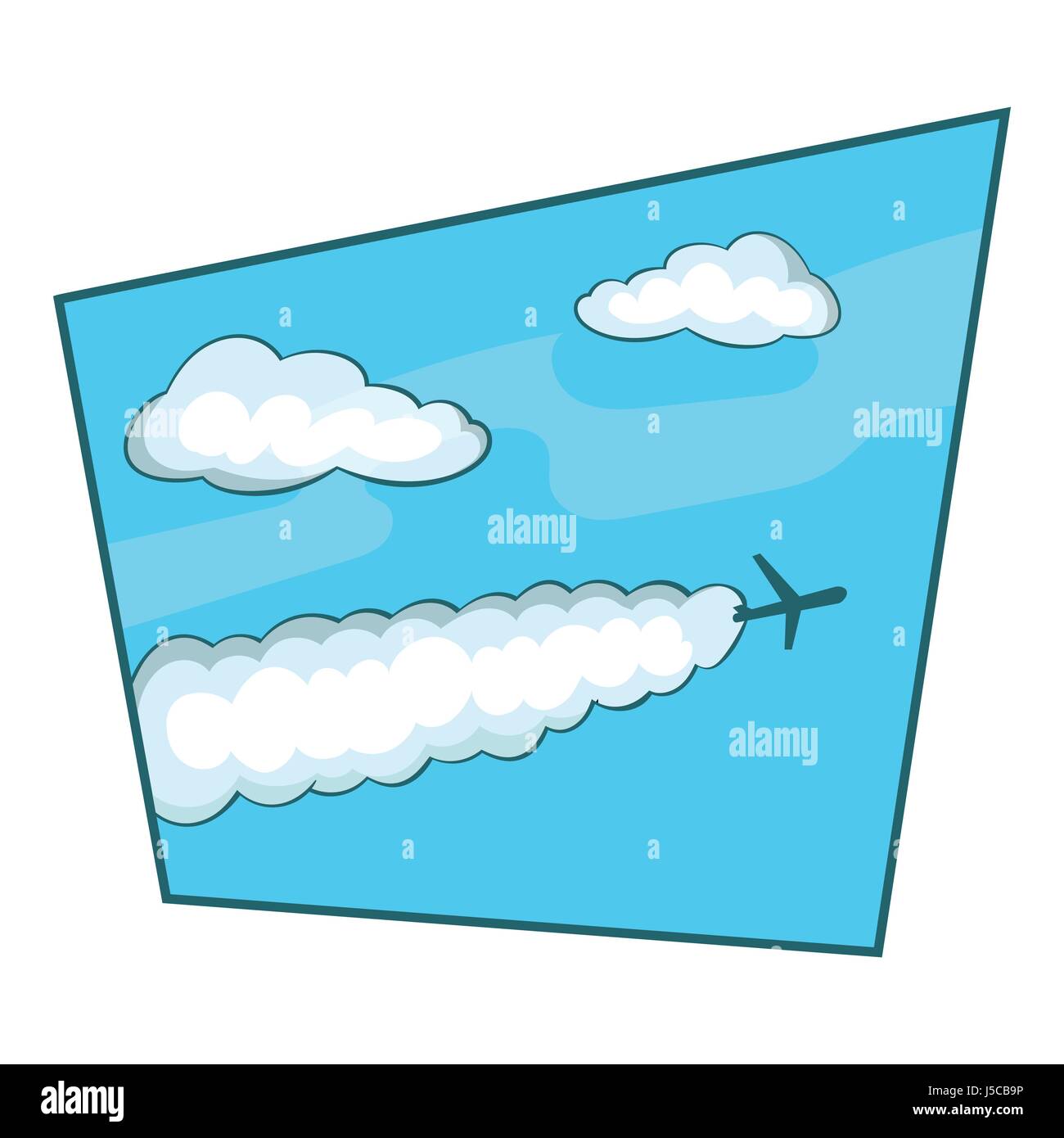 Himmel-Symbol. Cartoon-Illustration der Himmel Vektor Icon für web ...