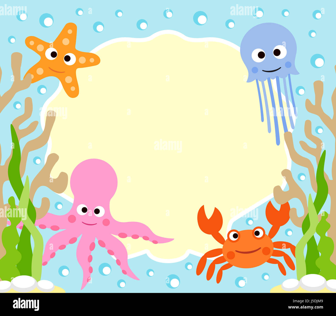 Cartoon sea animals -Fotos und -Bildmaterial in hoher Auflösung – Alamy