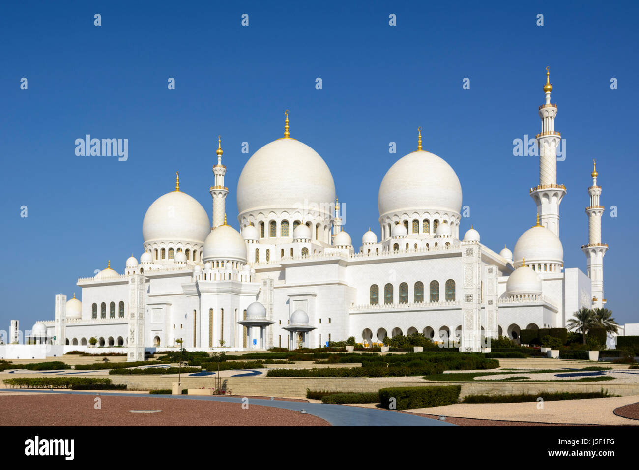 Sheikh Zayed Grand Mosque Domes Stockfotos und -bilder Kaufen - Alamy
