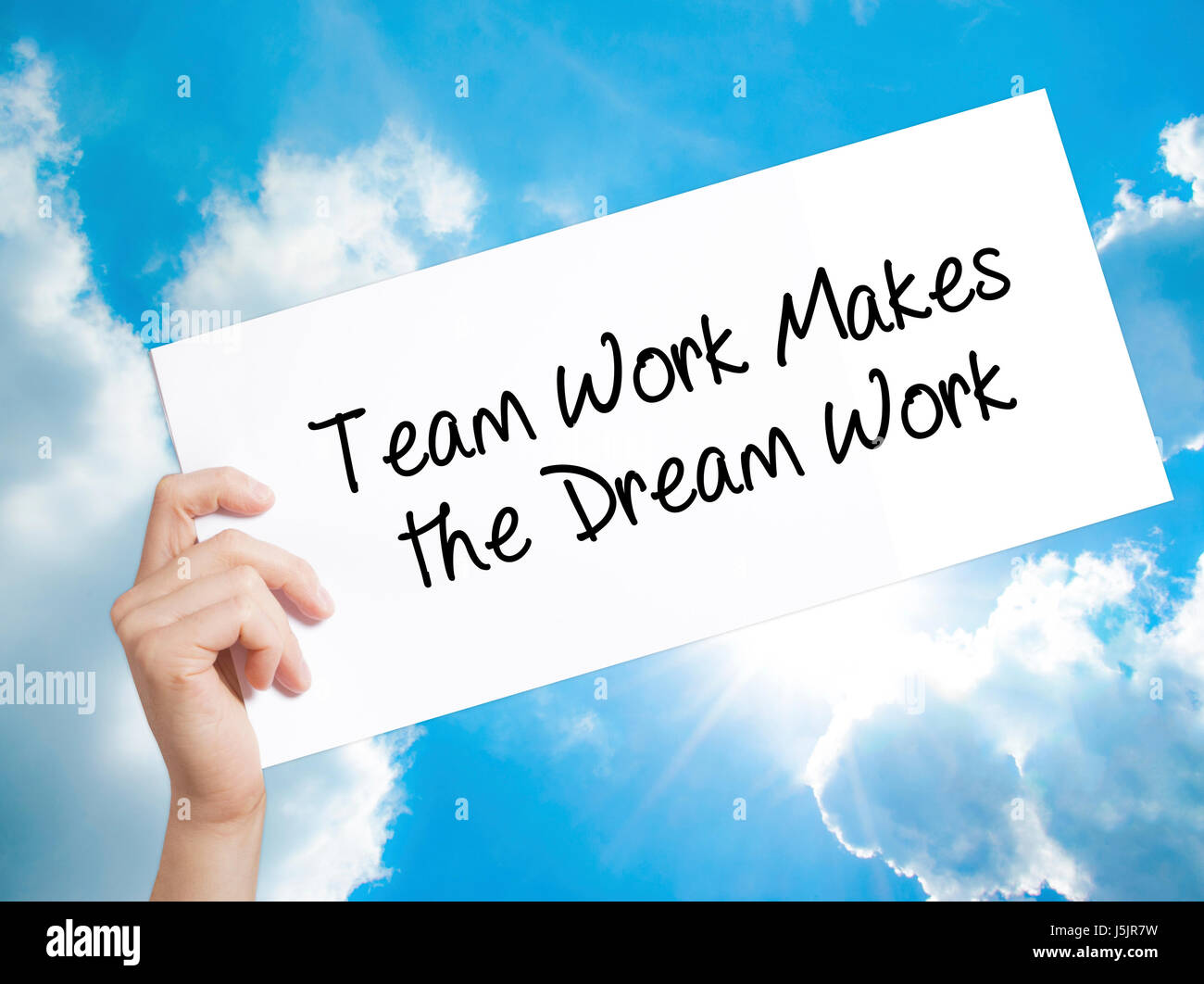 Teamwork makes dream work text -Fotos und -Bildmaterial in hoher ...
