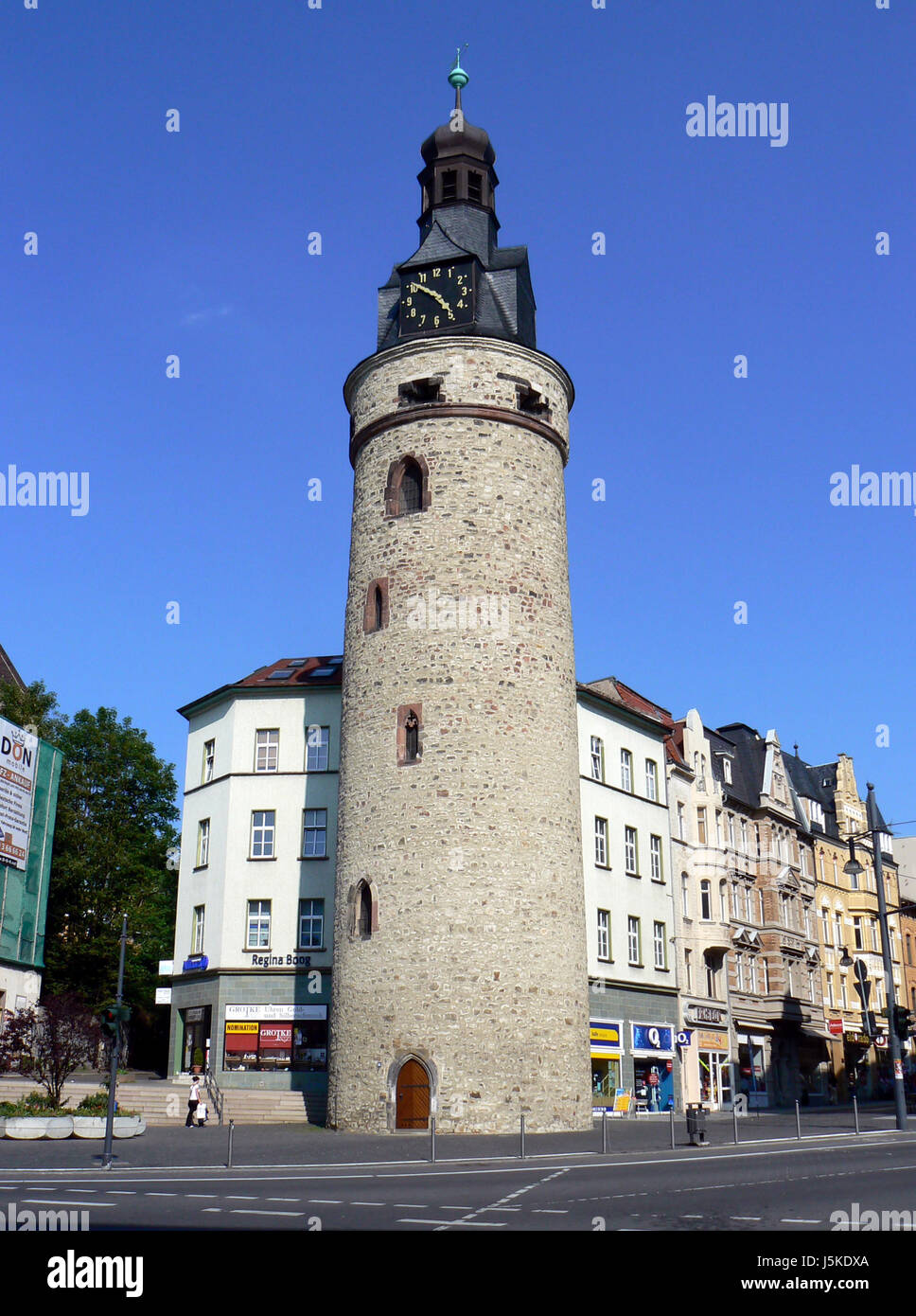 Leipziger Turm in Halle ein der Saale 1 Stockfotografie - Alamy