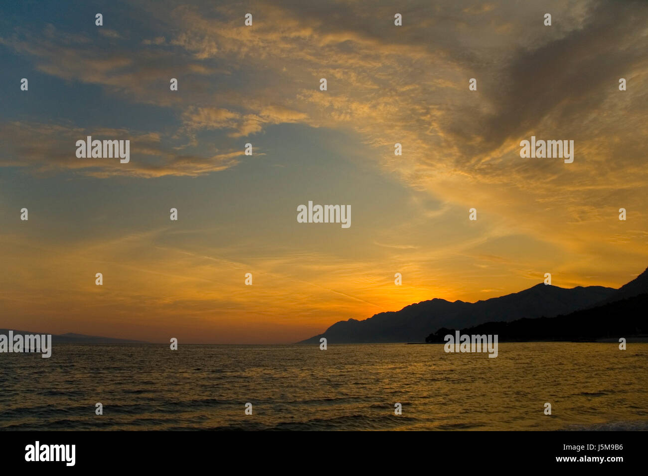 schöne beauteously schöner Sonnenuntergang romantischer Strand Meer ...