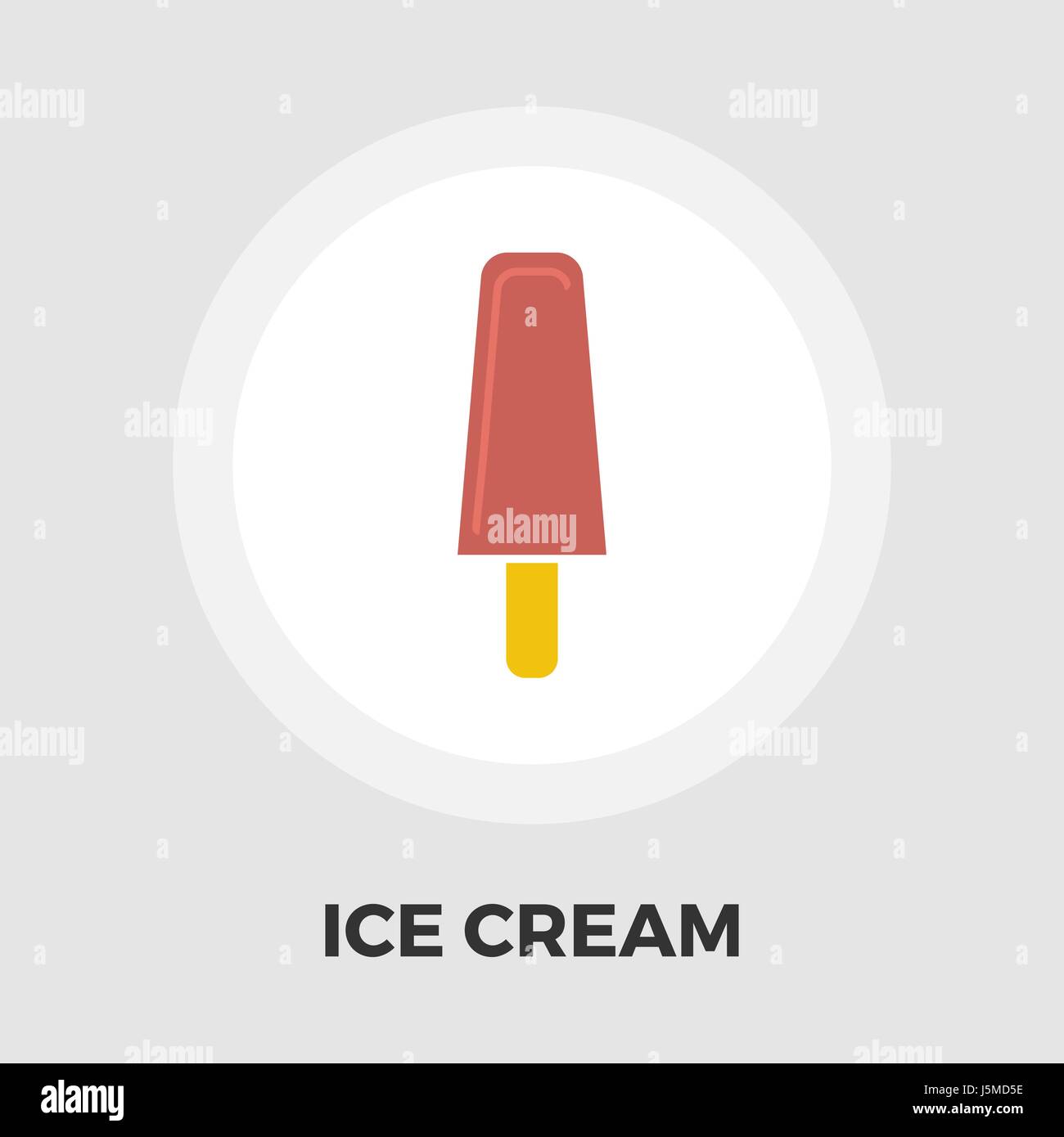 Eis-Symbol Vektor. Flach-Symbol auf dem weißen Hintergrund isoliert ...